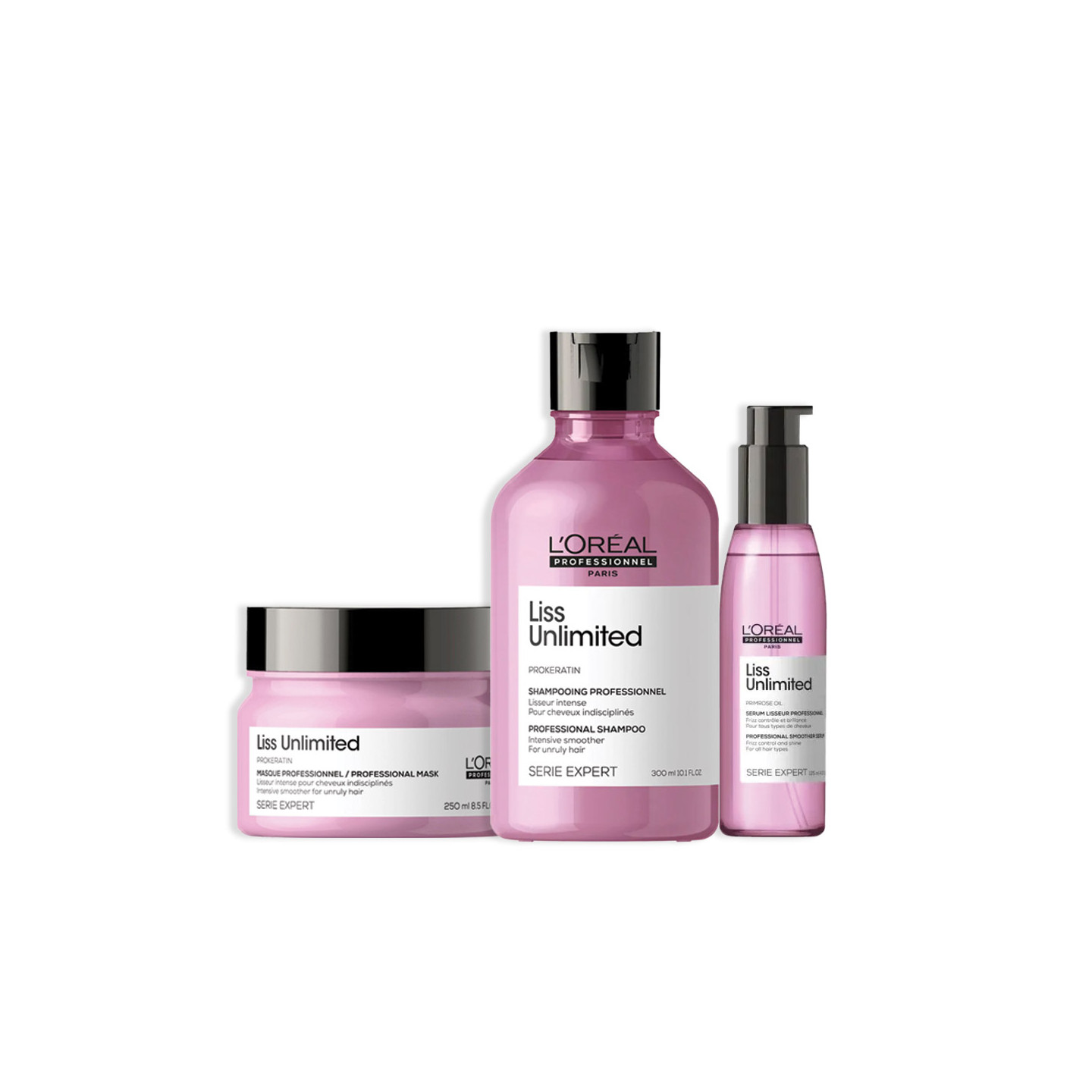 Achetez Pack LISS UNLIMITED – Je révèle des cheveux lisses parfaits.
